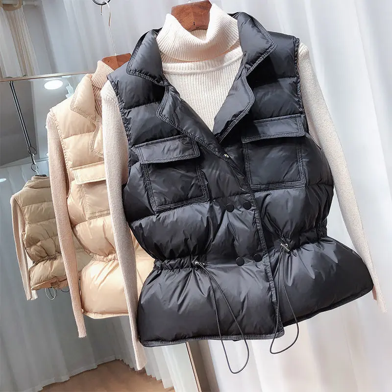 New-Ultra-Light-Down-Vest-Women-Short-Vest-Windproof-Lightweight-Warm ...