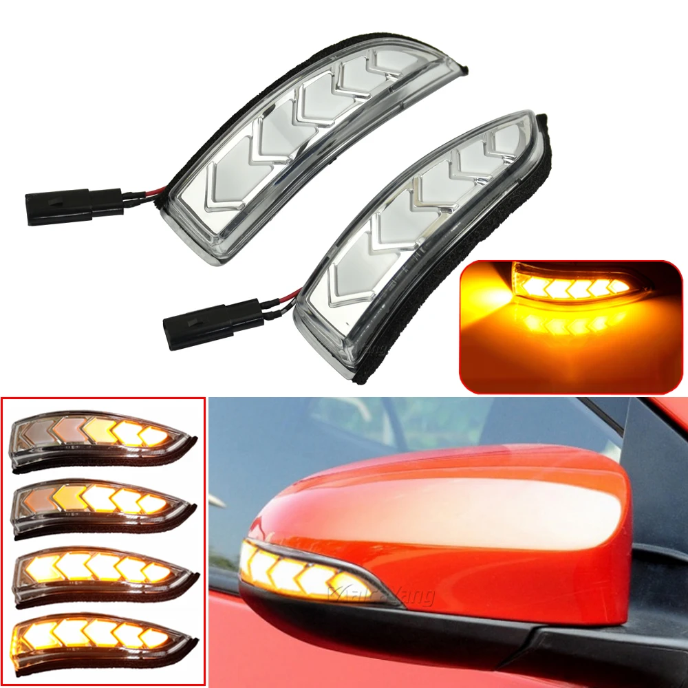LED-DRL-Flowing-Side-Rear-view-Mirror-Dynamic-Turn-Signal-Light-Lamp ...