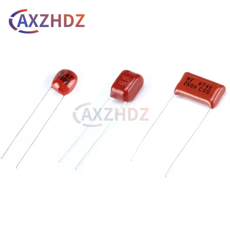 20PCS 100V 250V 100pF - 4.7uF CBB Polypropylene Film Capacitor 0.1uF 0 ...