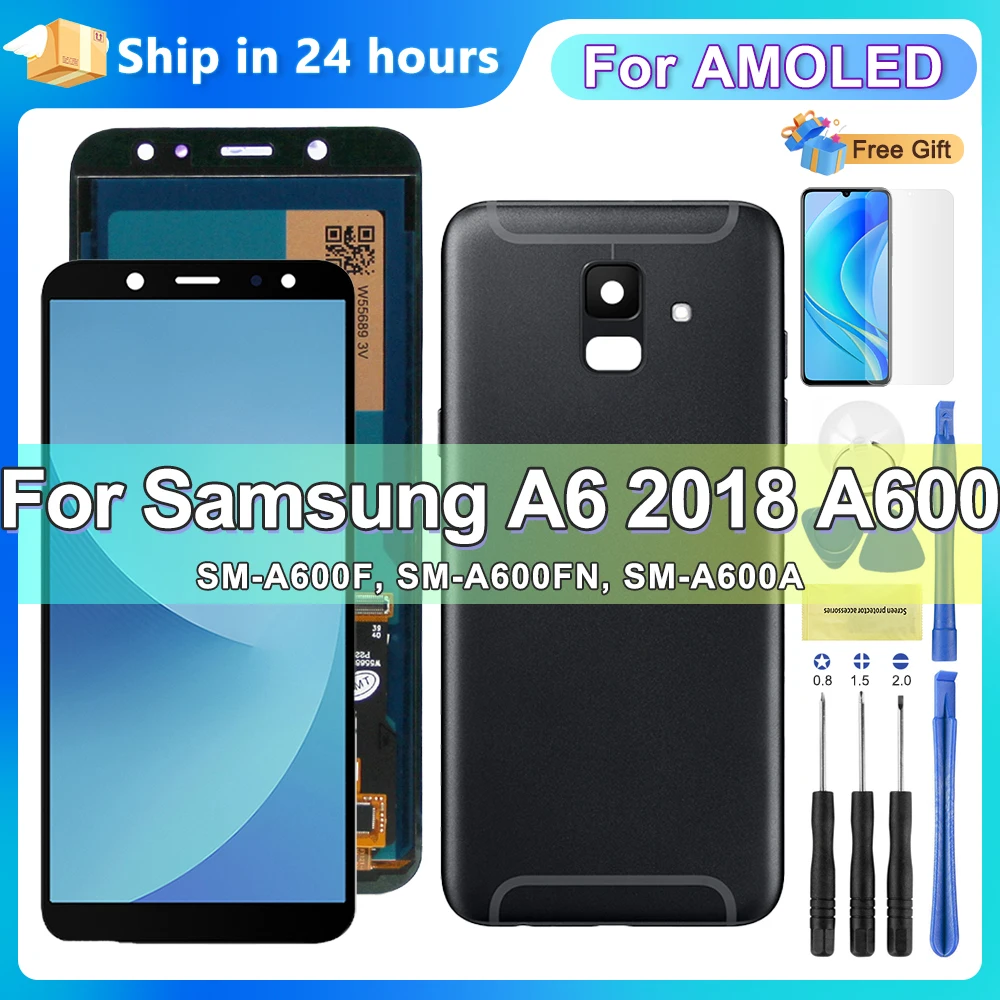 Display-for-Samsung-Galaxy-A6-2018-A600-Lcd-Display-Digitizer-Touch-Screen-Assembly-for-Samsung ...