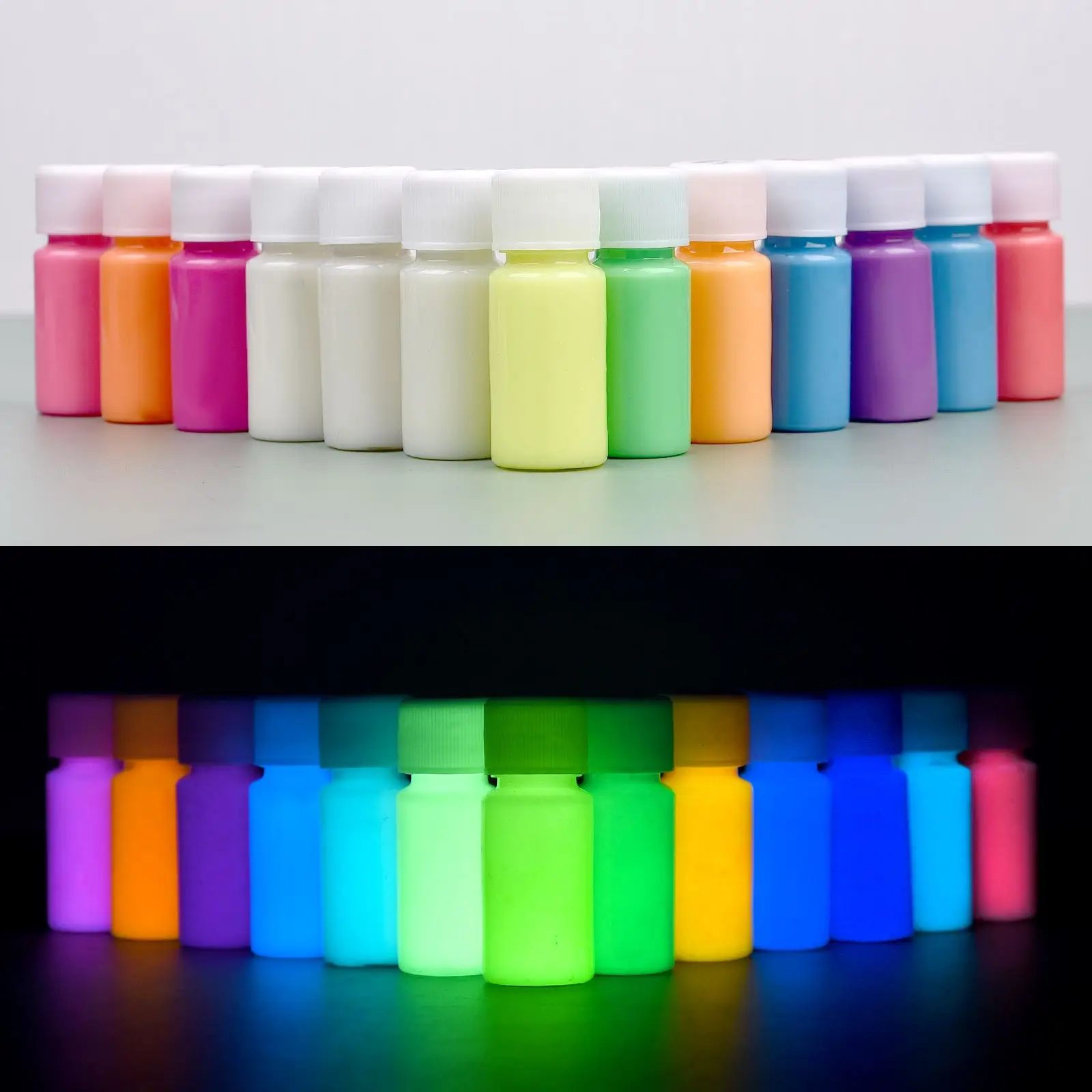 20g/30g Fluorescent Pigment Luminous Paint Epoxy Resin Pigment Glow In ...