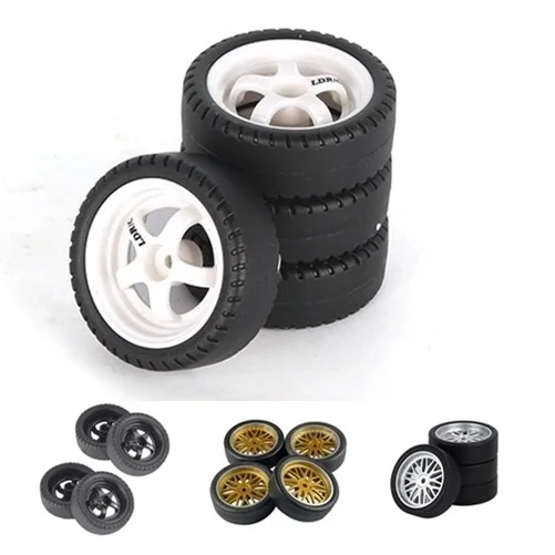 4pcs-33mm-RC-Hard-Drift-Tire-Wheel-Hard-Tyre-for-LDRC-AE86-A86-LD1801 ...