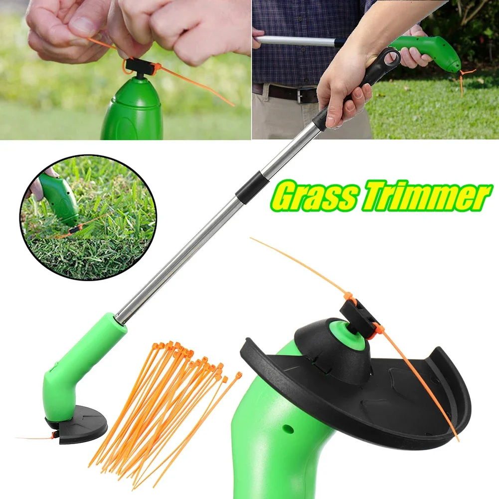 Electric-Grass-Trimmer-Electric-Lawn-Mower-Portable-Adjustable-String ...
