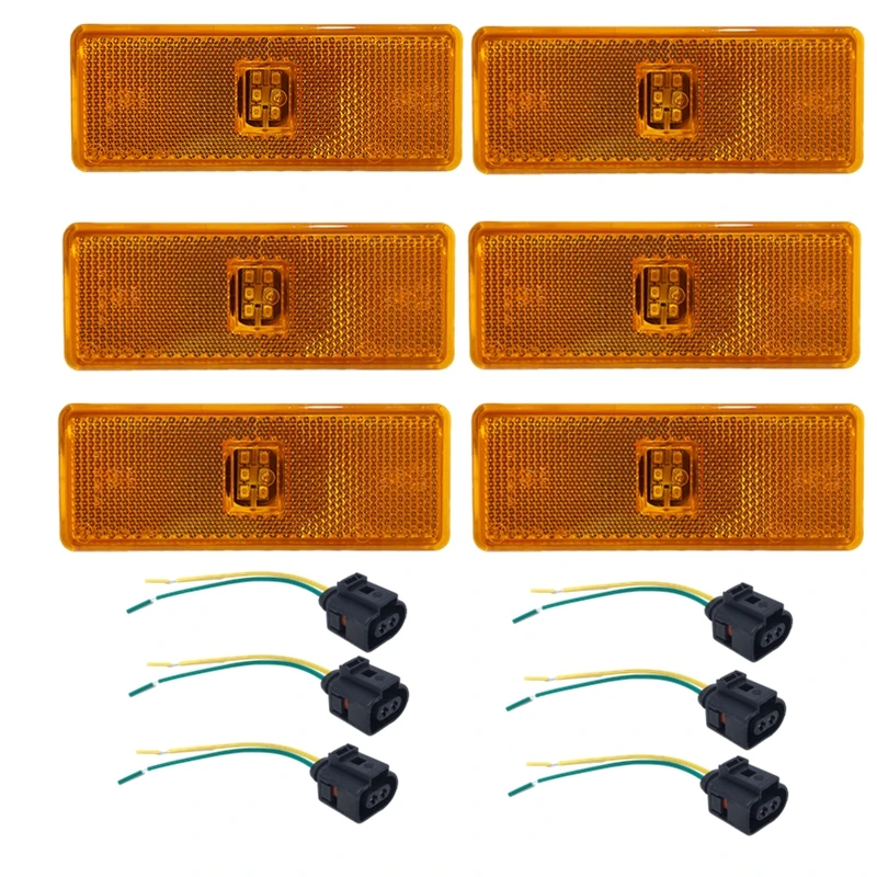 2-4-6-8-10PCS-LED-Side-Marker-Lights-For-Mercedes-Truck-Actros-Atego ...