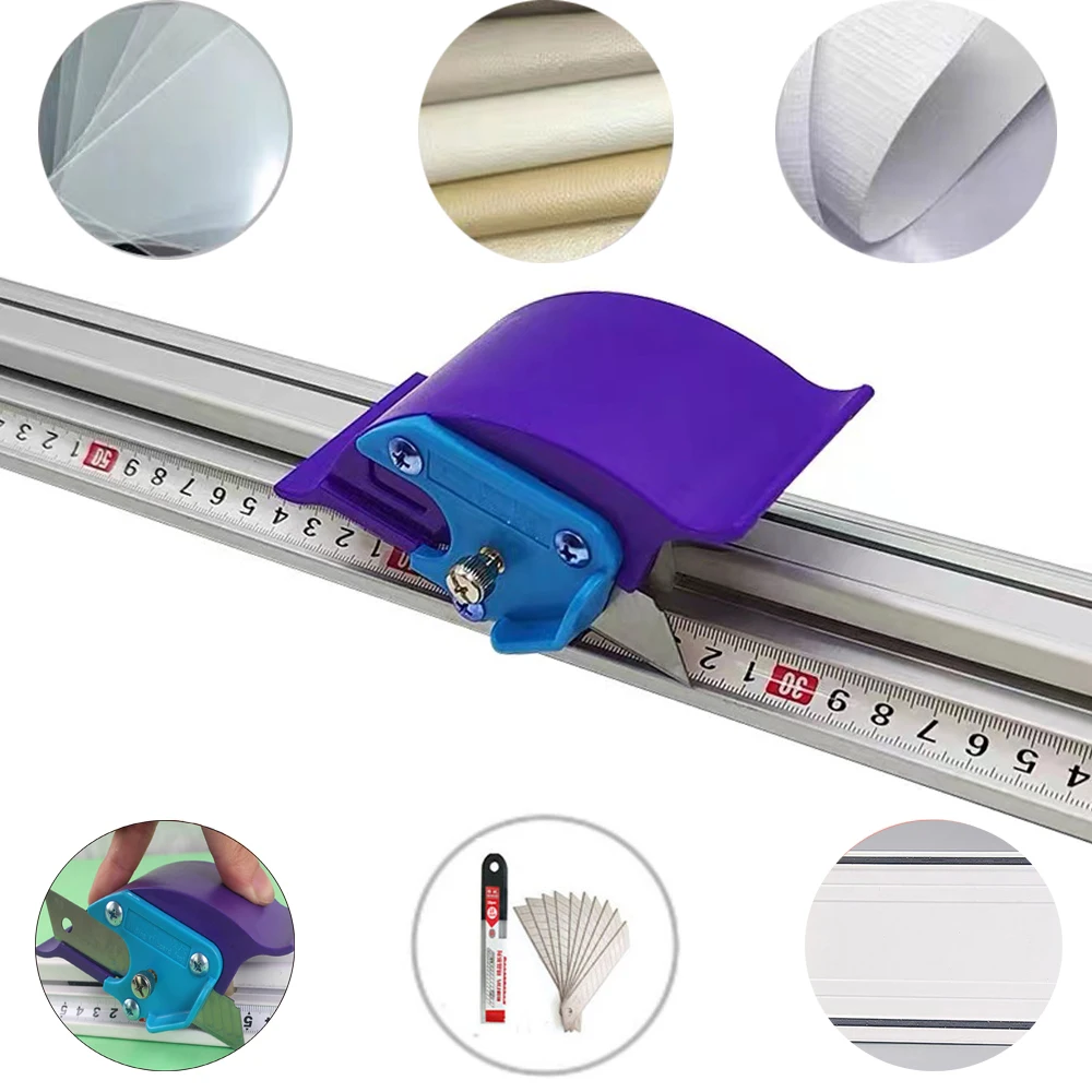 Aluminum Alloy For Kt Board Pvc Board Manual Cutting Ruler Anti-skid ...