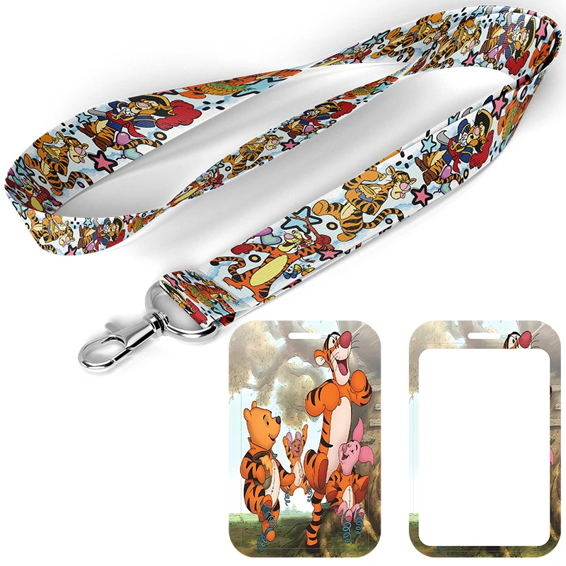 D1723-The-Tigger-Movie-Cartoon-Winnie-the-Pooh-Animals-Lanyards-Bus-ID ...