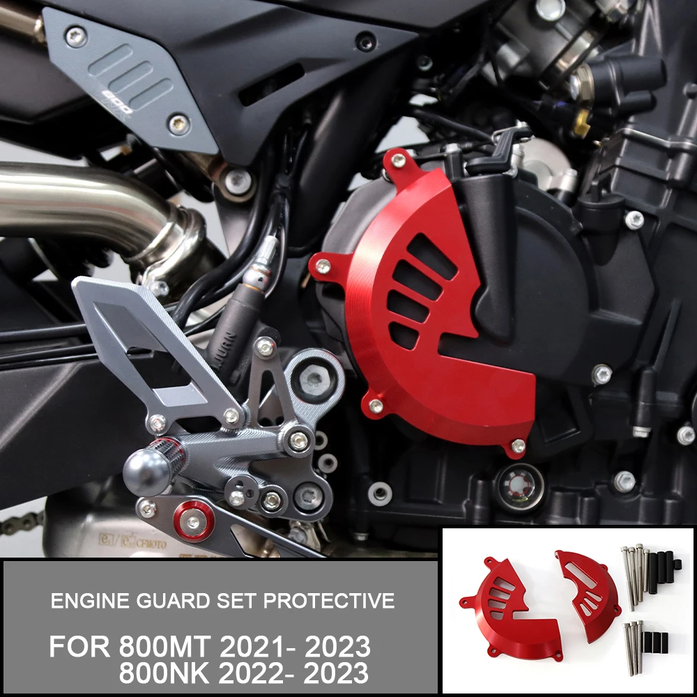 Motorcycle-Aluminum-Engine-Guard-Set-Protective-For-800MT-2021-2023 ...