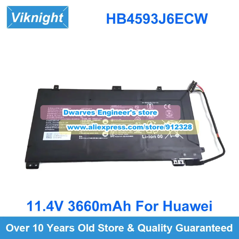Genuine-11-6V-3660mAh-41-7Wh-Battery-HB4593J6ECW-For-Huawei-MateBook-13 ...
