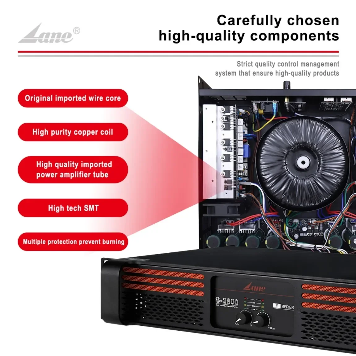 2025/Lane S-2800 Factory 2 Channel Professional Audio Circuit Board ...