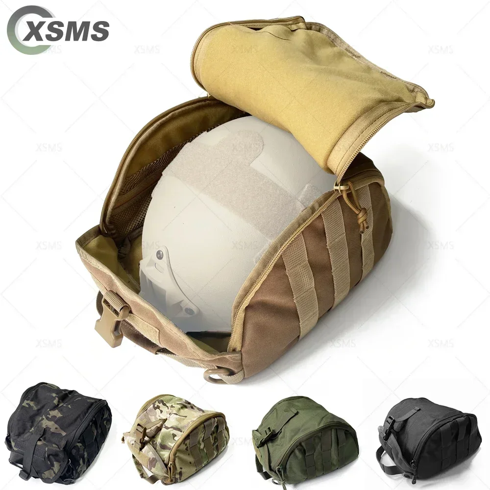 Tactical-Helmet-Bag-Pack-Multi-Purpose-Molle-Storage-for-Sports-Hunting ...