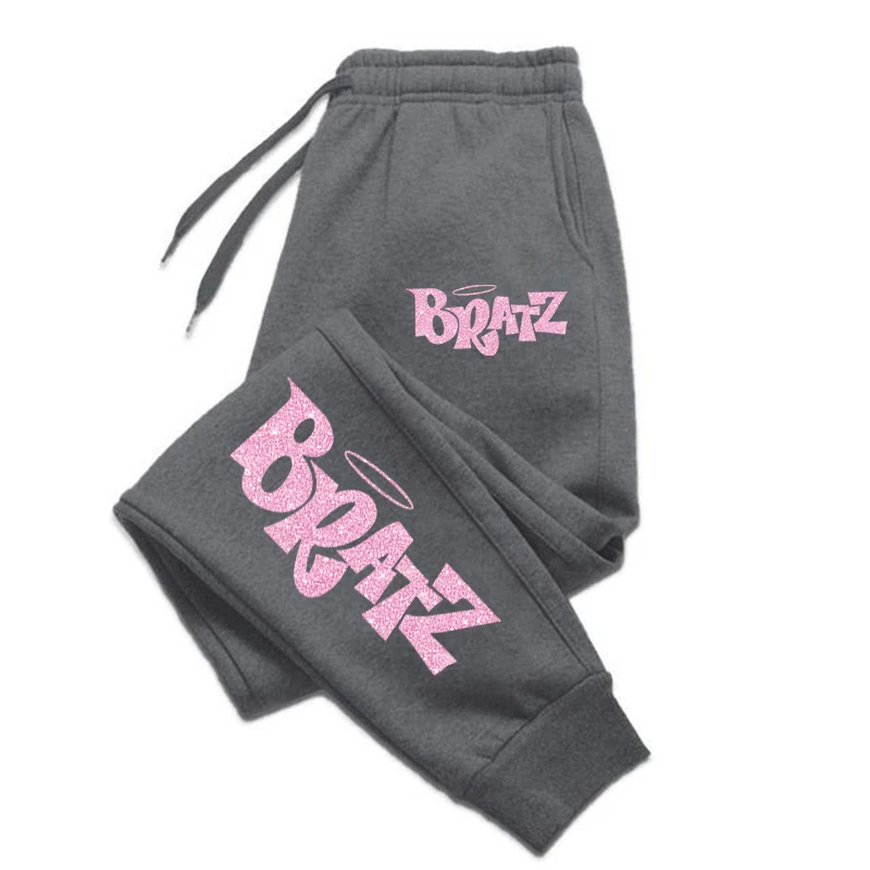 Bratz-Pink-Printing-Man-Woman-Pants-Pocket-Running-Sweatpant-Leggings ...