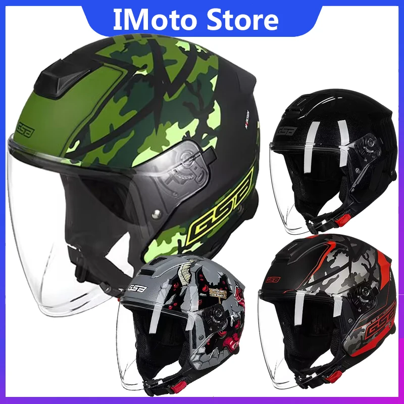 Motorcycle Half Helmet Spring And Summer Motorcycle Summer Helmet ECE ...