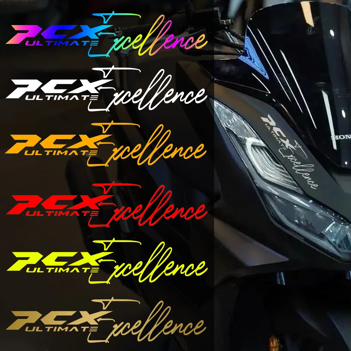 For-Honda-PCX125-PCX-150-160-Reflective-Motorcycle-Stickers-Motor-Bike ...