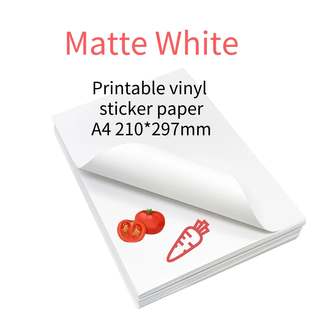 50-Sheets-A4-Transparent-printing-paper-self-adhesive-Matte-Glossy ...