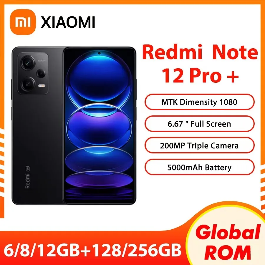 Global-Rom-Xiaomi-Redmi-Note-12-Pro-NFC-120WHyper-Charge-5000mAh-200MP ...