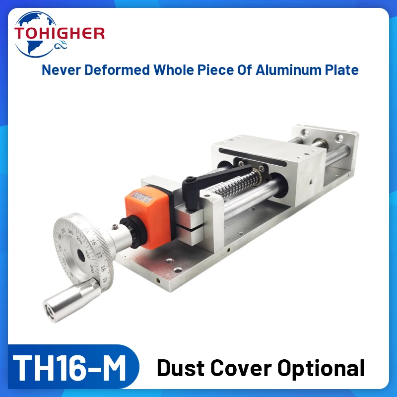 CNC Manual Sliding Table 100 700mm Stroke Digital Display Aluminum ...