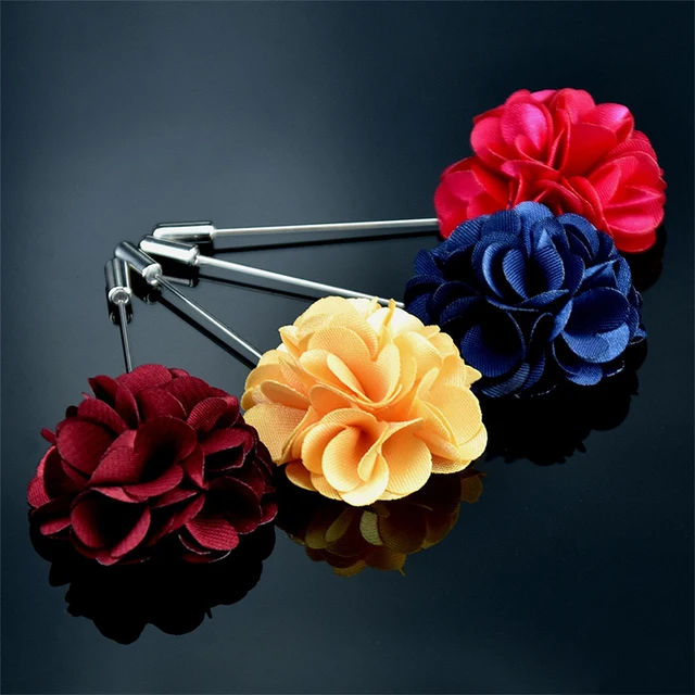 Flower Brooch For Men