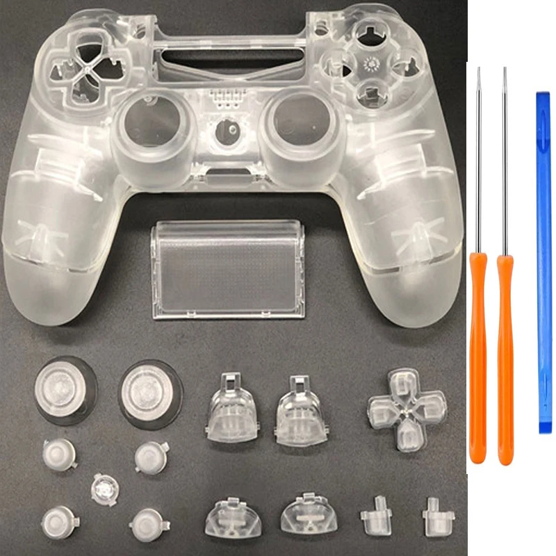 Ps4 Accessories - Sony Ps4 Pro Jds040 040 Controller Transparent Back ...