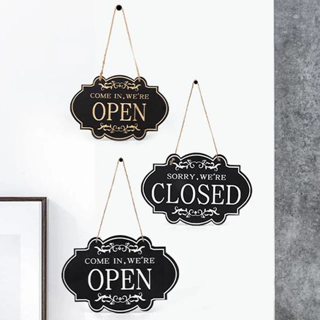 Vintage Open For Business Sign