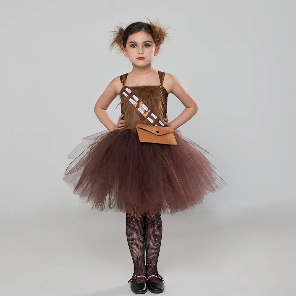Disfraz-de-Halloween-de-tut-inspirado-en-Wookiee-Chewbacca-para-ni-as ...