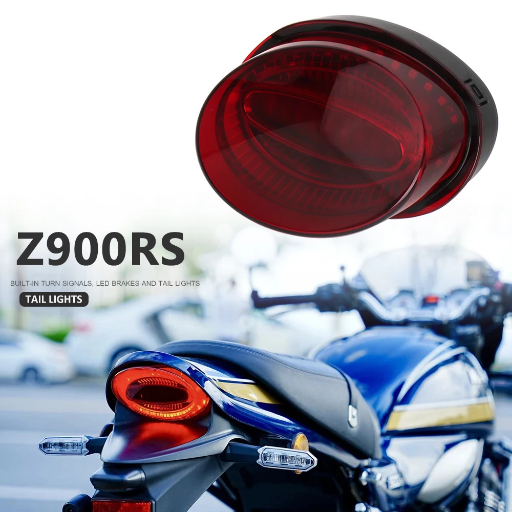 New Motorcycle Accessories LED Brake Rear Tail Light Fits For Kawasaki ...