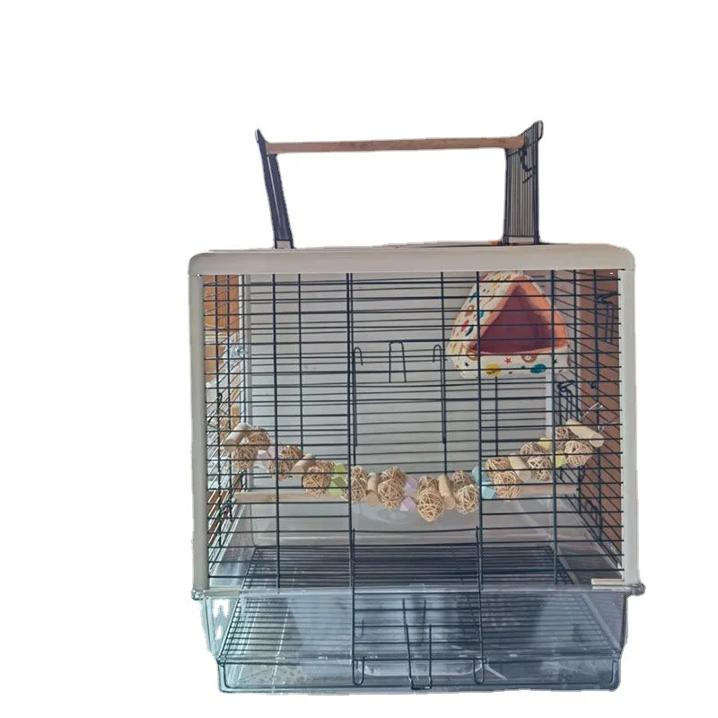 Acrylic transparent bird cage, parrot cage, peony tiger skin and ...