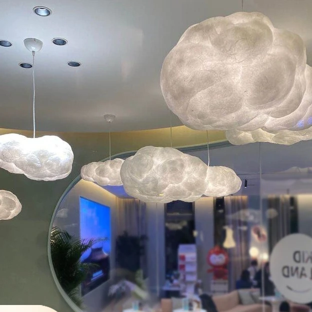 Creative Led Pendant Lamp Cloud Shape | Cloud Shape Hanging Lamp - Lamp ...