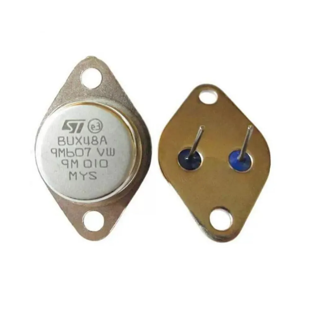 2PCS BUX48A Transistor NPN/15A/450V/175W TO-3 Iron Cap Triode