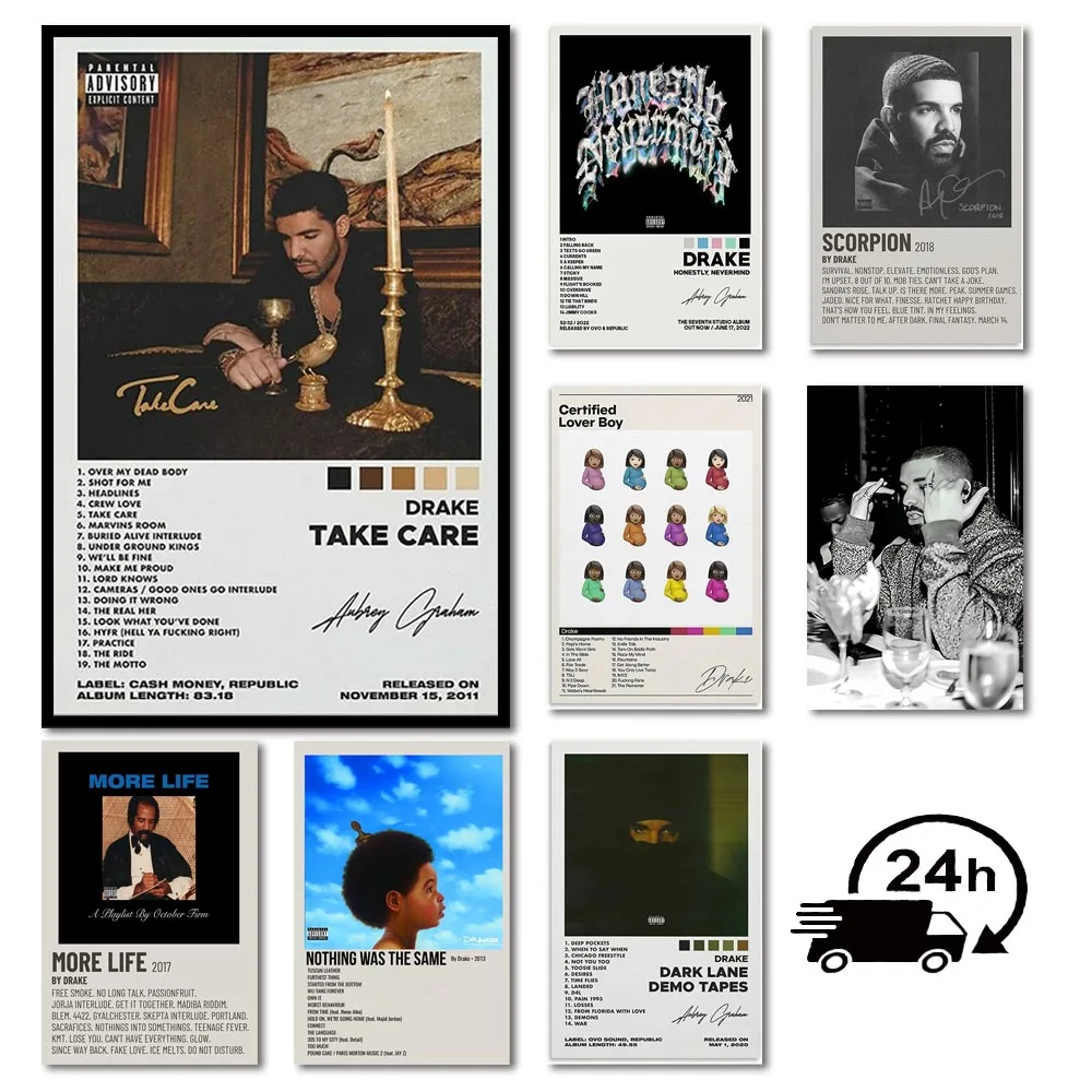 Drake-Posters-Nothing-Was-the-Same-Views-Music-Album-Star-Canvas ...
