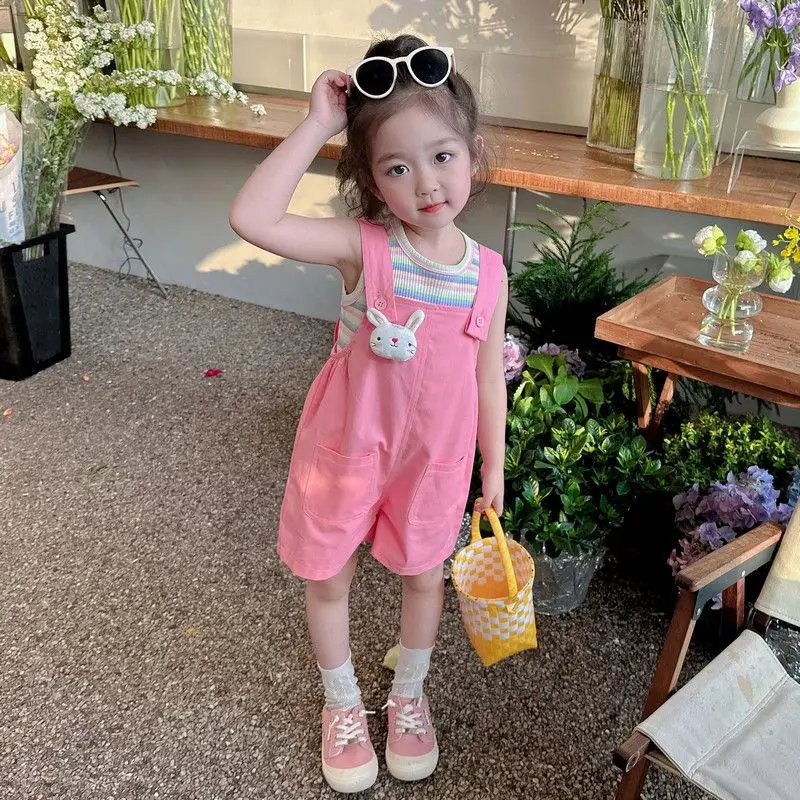 Girls-Overalls-Summer-Suit-2024-New-Style-Fashion-Baby-Clothes-Children ...