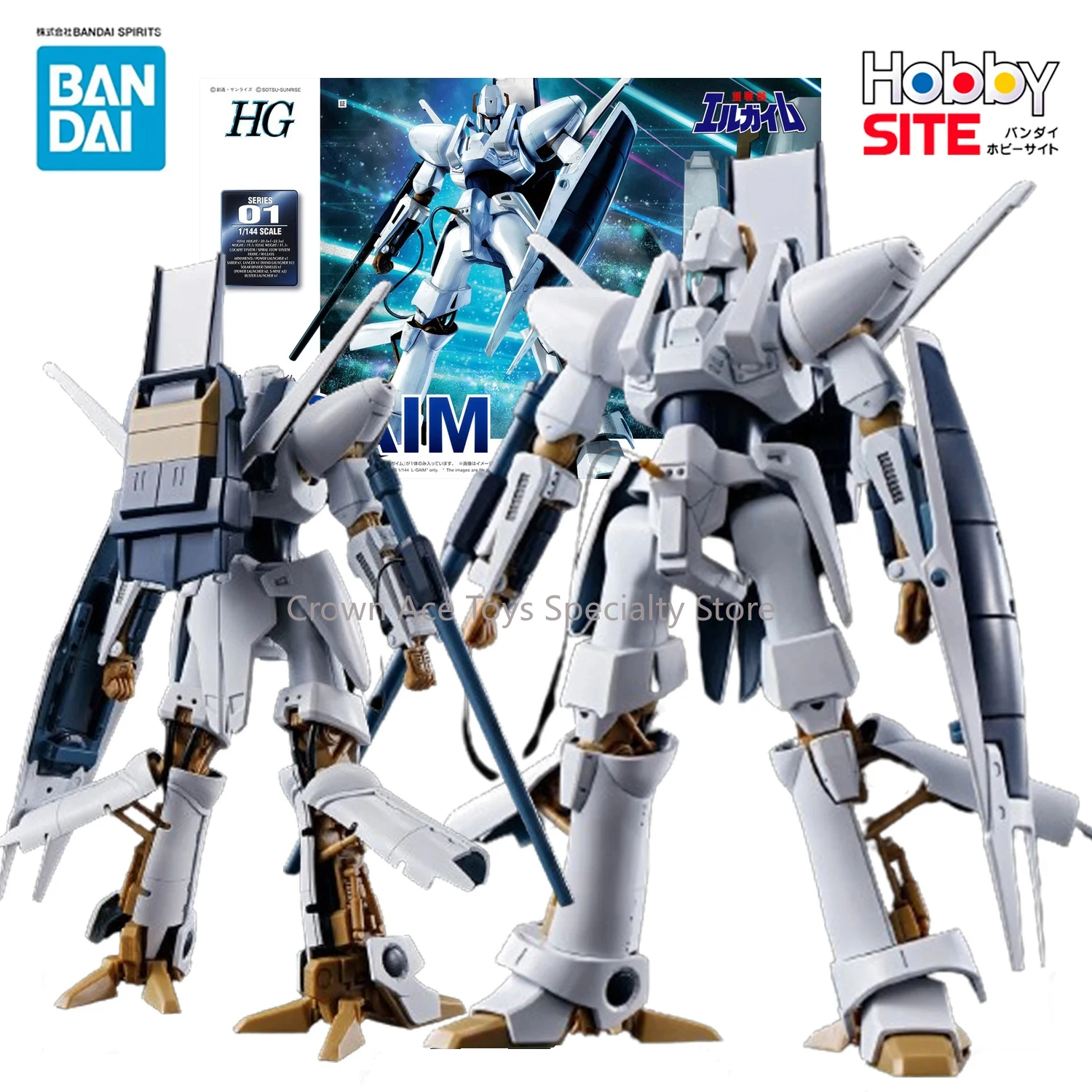 BANDAI-modelo-ensamblado-HG-Heavy-Metal-l-gaim-1-144-Kit-de-modelo-de ...