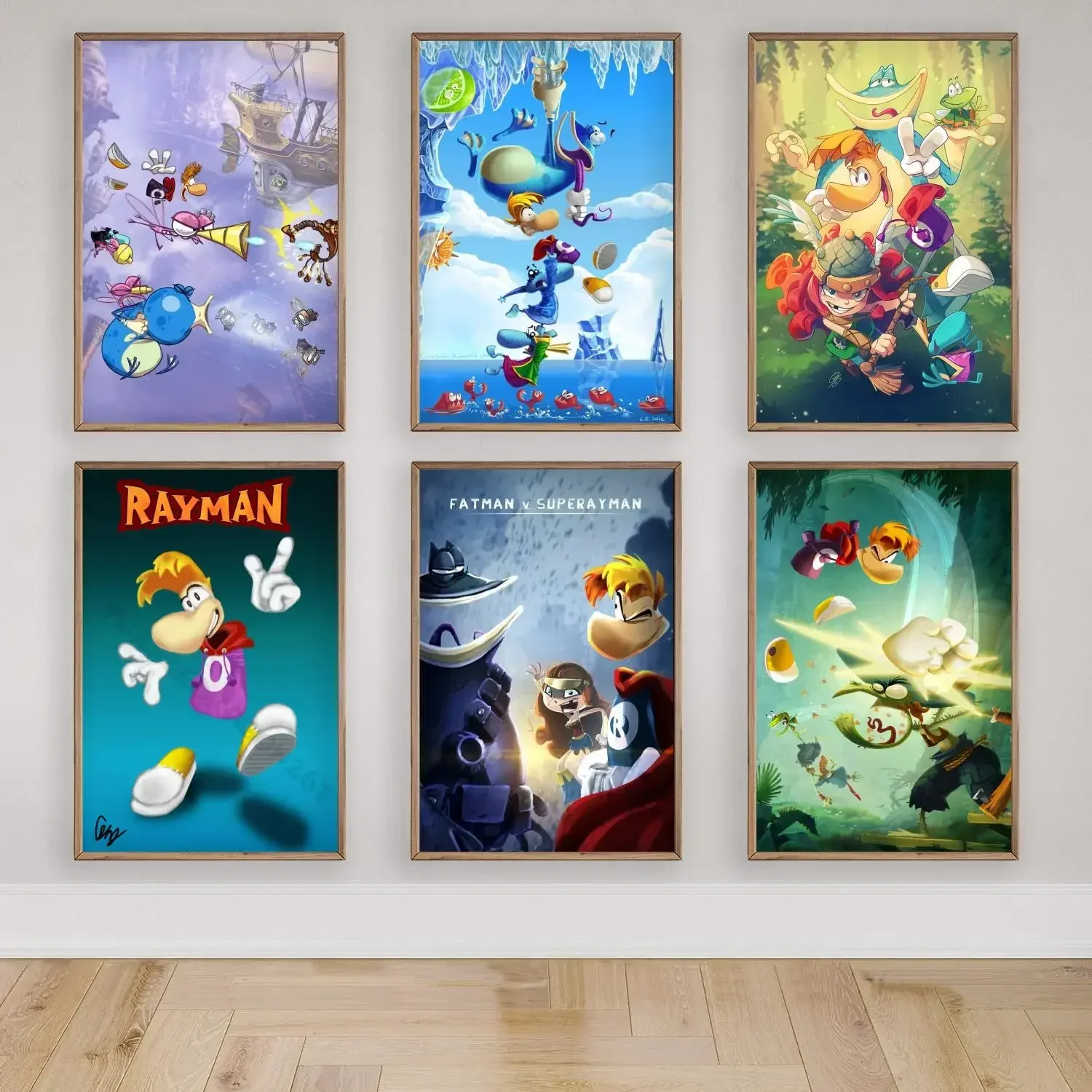Rayman Legends Definitive Edition Poster Prints Wall Art Canvas ...