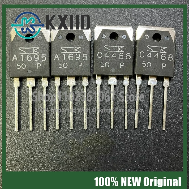 1PCS-Pair-2SA1695-A1695-2SC4468-C4468-TO-3P-power-amplifier-pair-tube ...