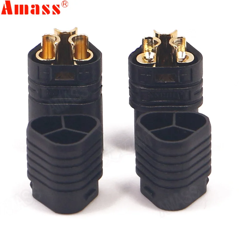 5-pair-Amass-MT60-Black-Male-Female-3-5mm-Plug-Connector-with-Sheath ...