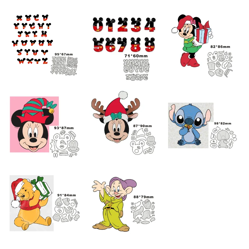 Disney Metal Cutting Dies Stencils Mickey Mouse for DIY Scrapbooking ...