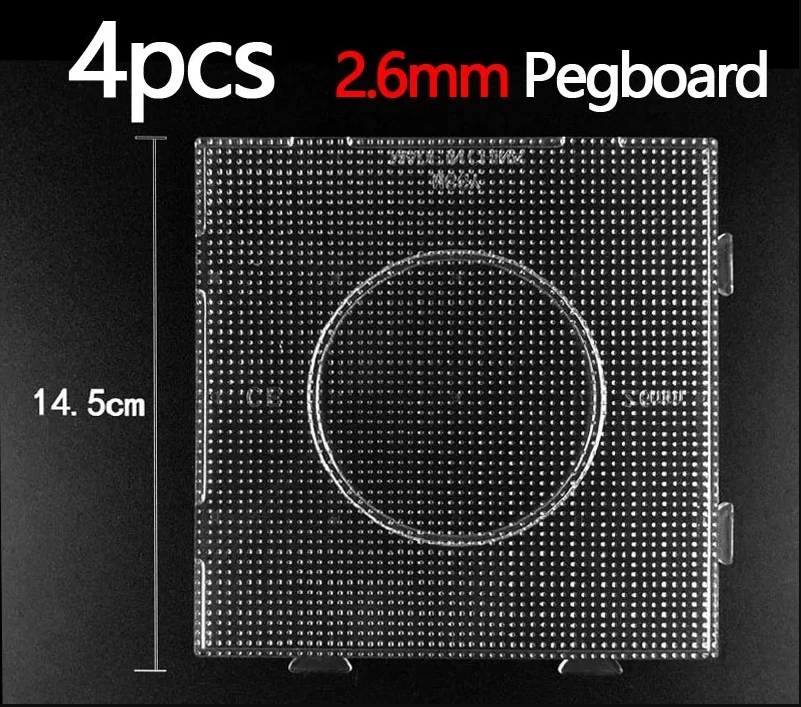 4Pcs-2-6-5MM-Hama-Beads-Square-Large-Pegboards-Board-For-Perler-tool ...