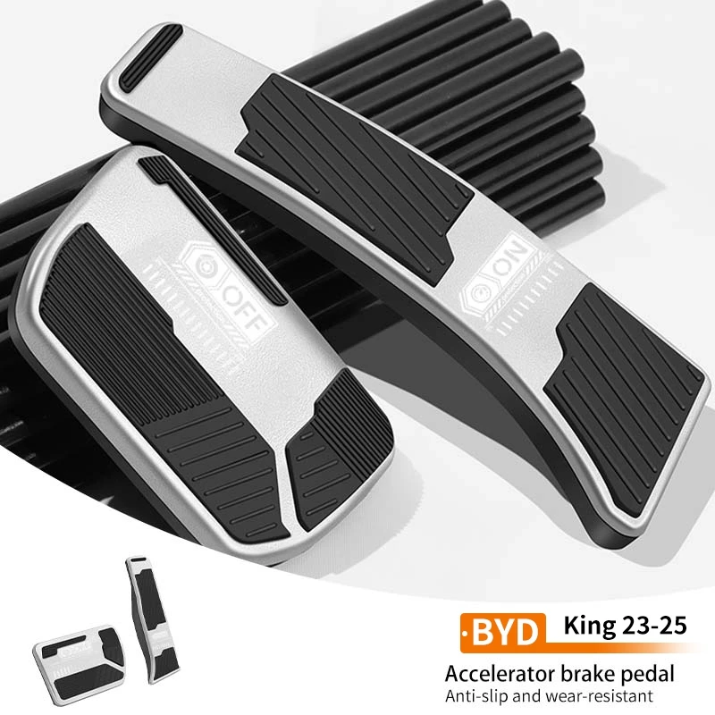 Car Accelerator Brake Anti-slip Pedal Stainless Steel Waterproof Wear ...