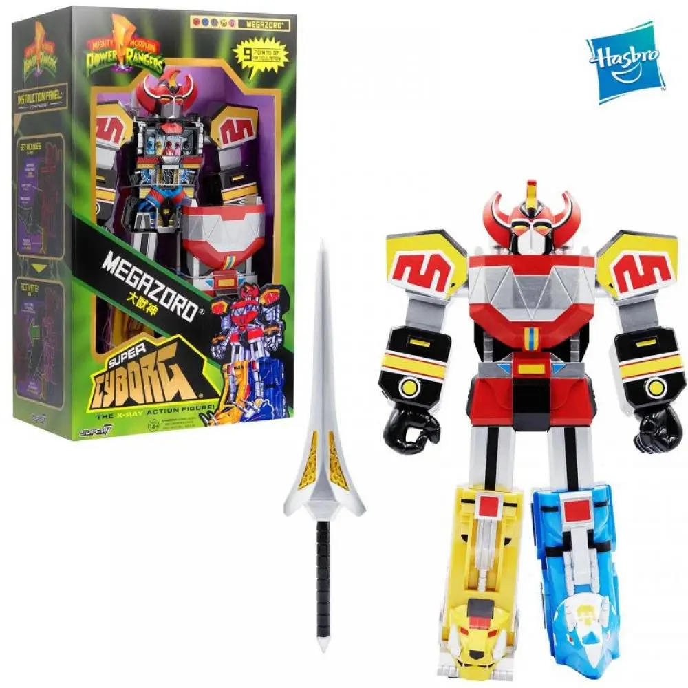 Hasbro – figurine originale Power ranger, 28Cm, Super Cyborg, Megazord ...