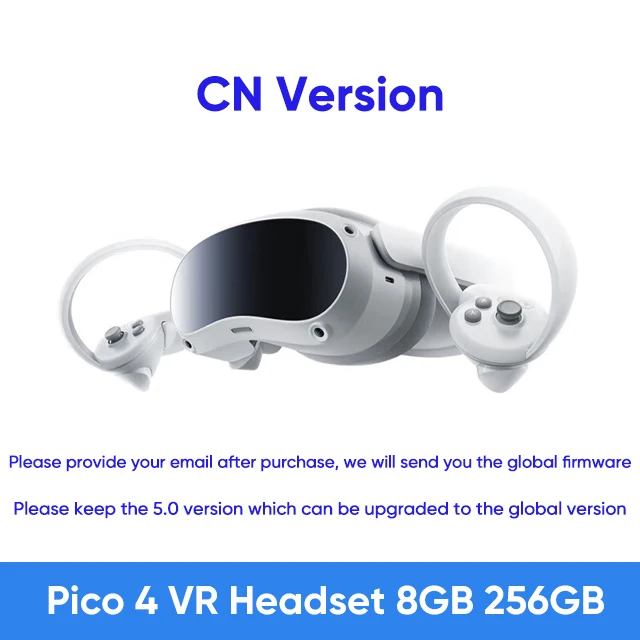 Pico 4 VR Headset All-In-One Virtual Reality Headset 3D VR Glasses 4K ...