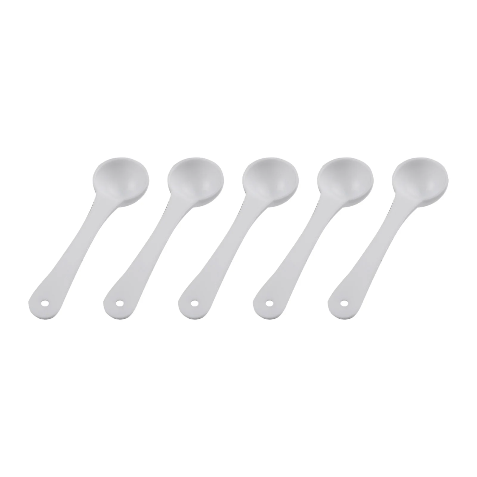 50pcs-1g-White-Plastic-Measuring-Spoon-Gram-Scoop-Food-Baking-Medicine ...