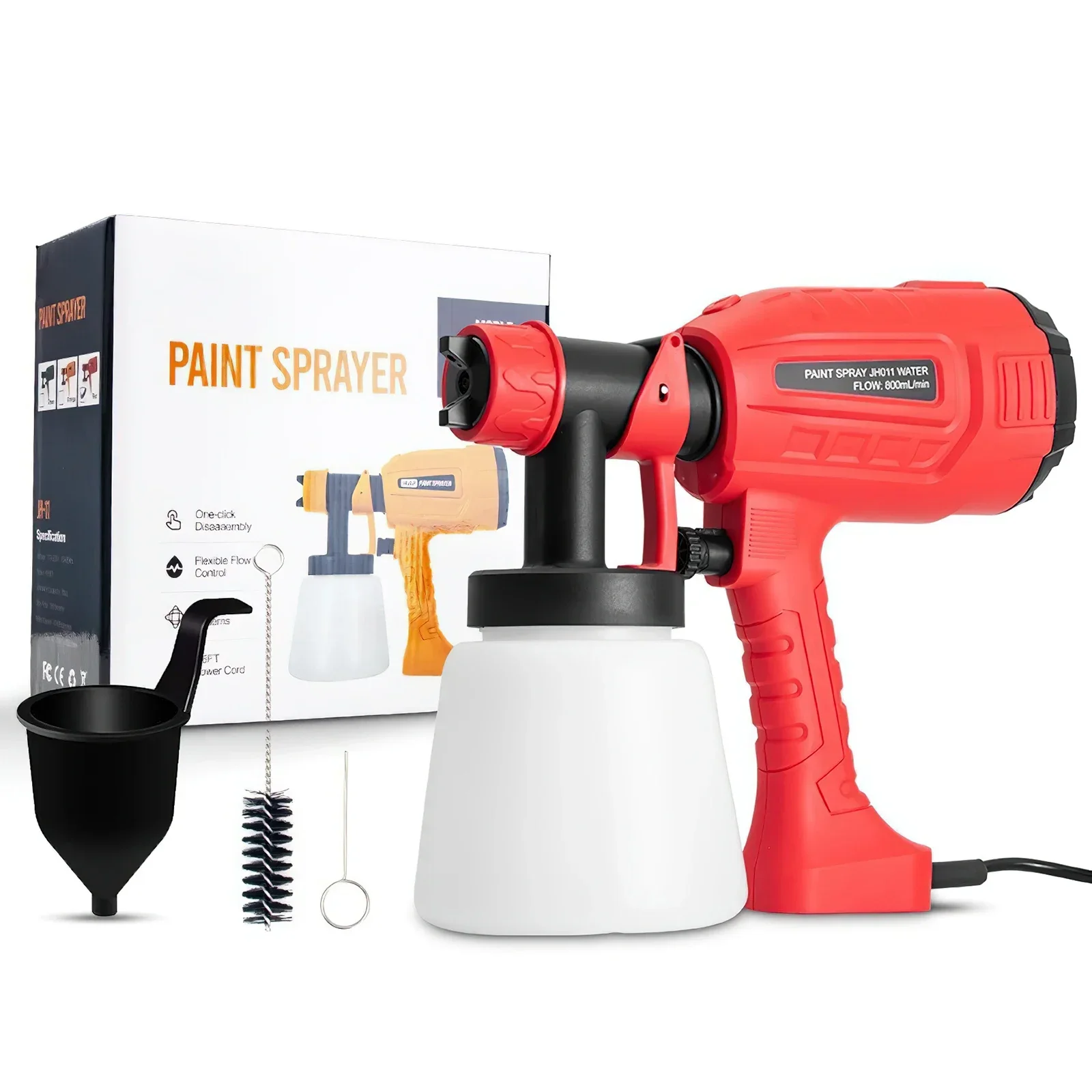 1000ML-Electric-Spray-Gun-High-Power-Paint-Sprayer-Auto-Paint-Pistol ...