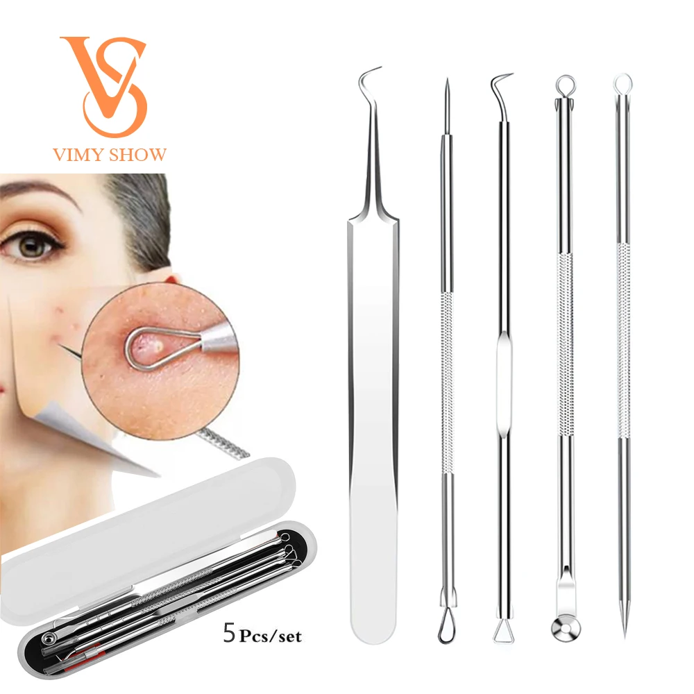 5-PCS-Blackhead-Remover-Comedones-Extractor-Acne-Removal-Kit-for ...