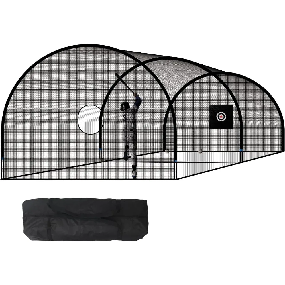 Pro 20FT Baseball Batting Cage Net and Frame, Baseball & Softball ...