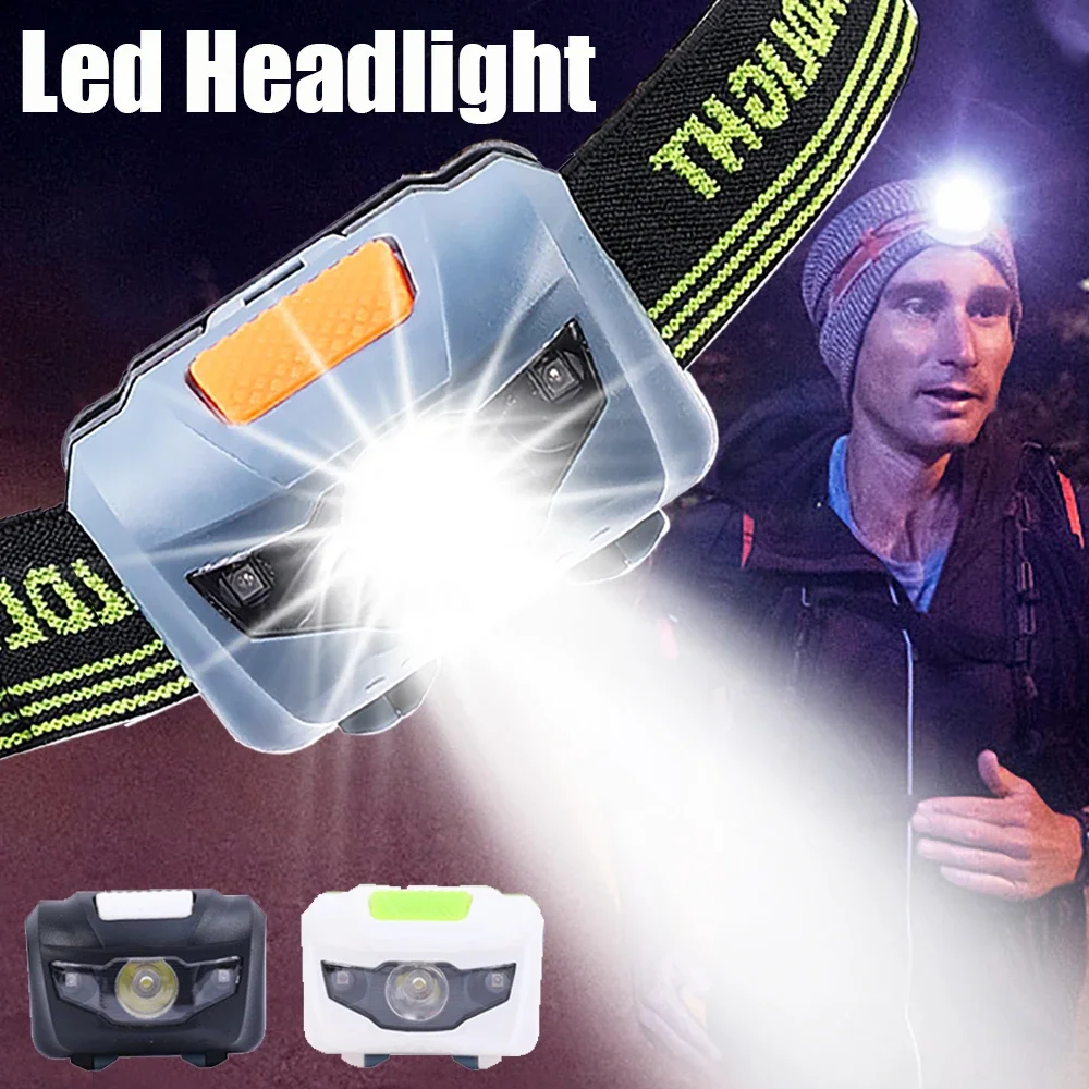 Powerful-LED-Headlamp-4-Lighting-Modes-AAA-Battery-Operated-Head-Torch ...