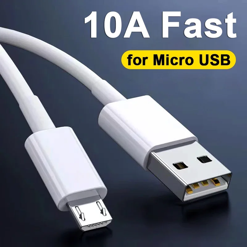 Micro-USB-Data-Cable-Cord-10A-Fast-Charging-Wire-Mobile-Phone-Data ...