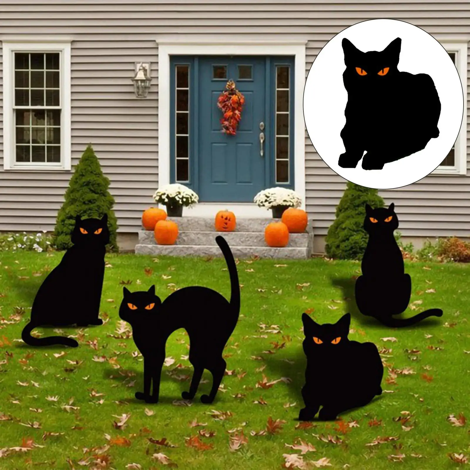 Black Cat Halloween Silhouette