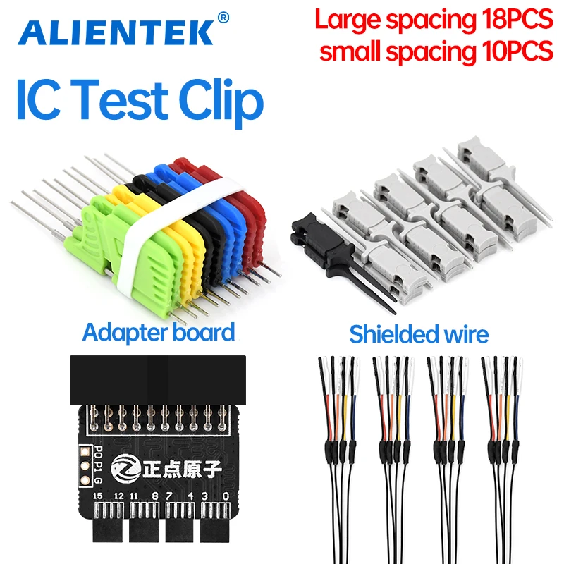 ALIENTEK-Universal-Chip-Micro-IC-Clamp-For-Logic-Analyzer-Test-Clip-Pin ...
