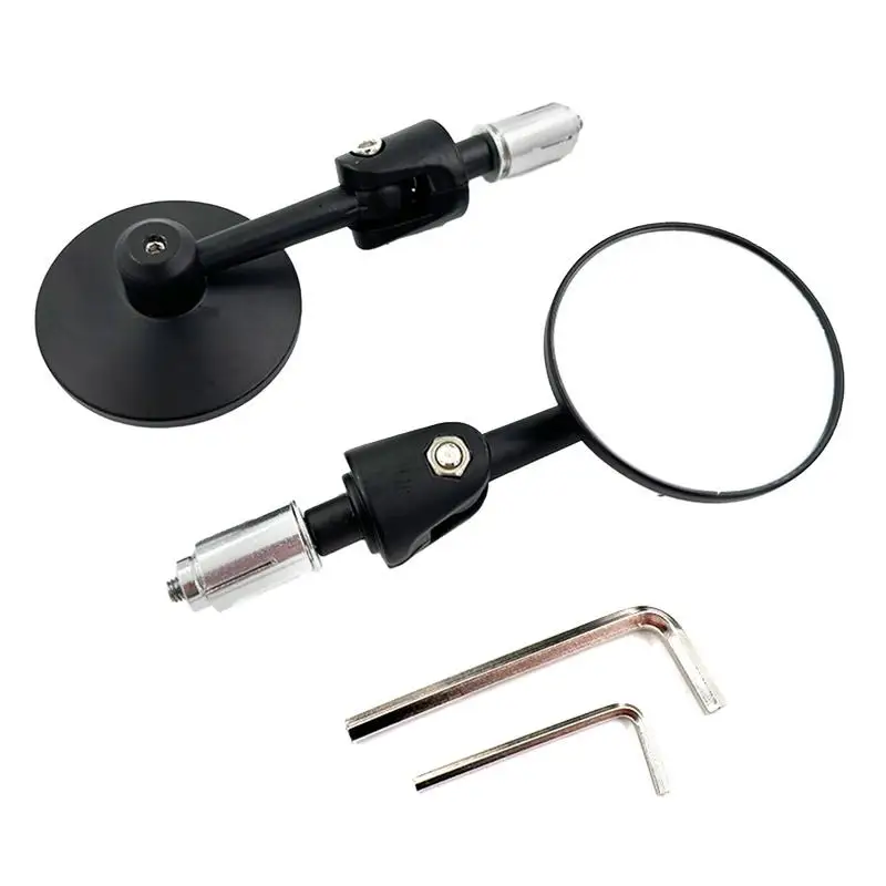 Motorcycle-Mirrors-2pcs-ATV-Round-Side-Rear-View-Mirrors-Replacement ...