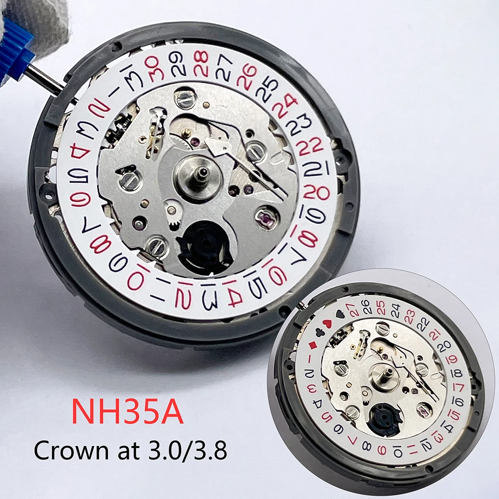 High-Accuracy-Mechanical-NH35-Mechanical-Movement-Automatic-Watch-Wrist ...