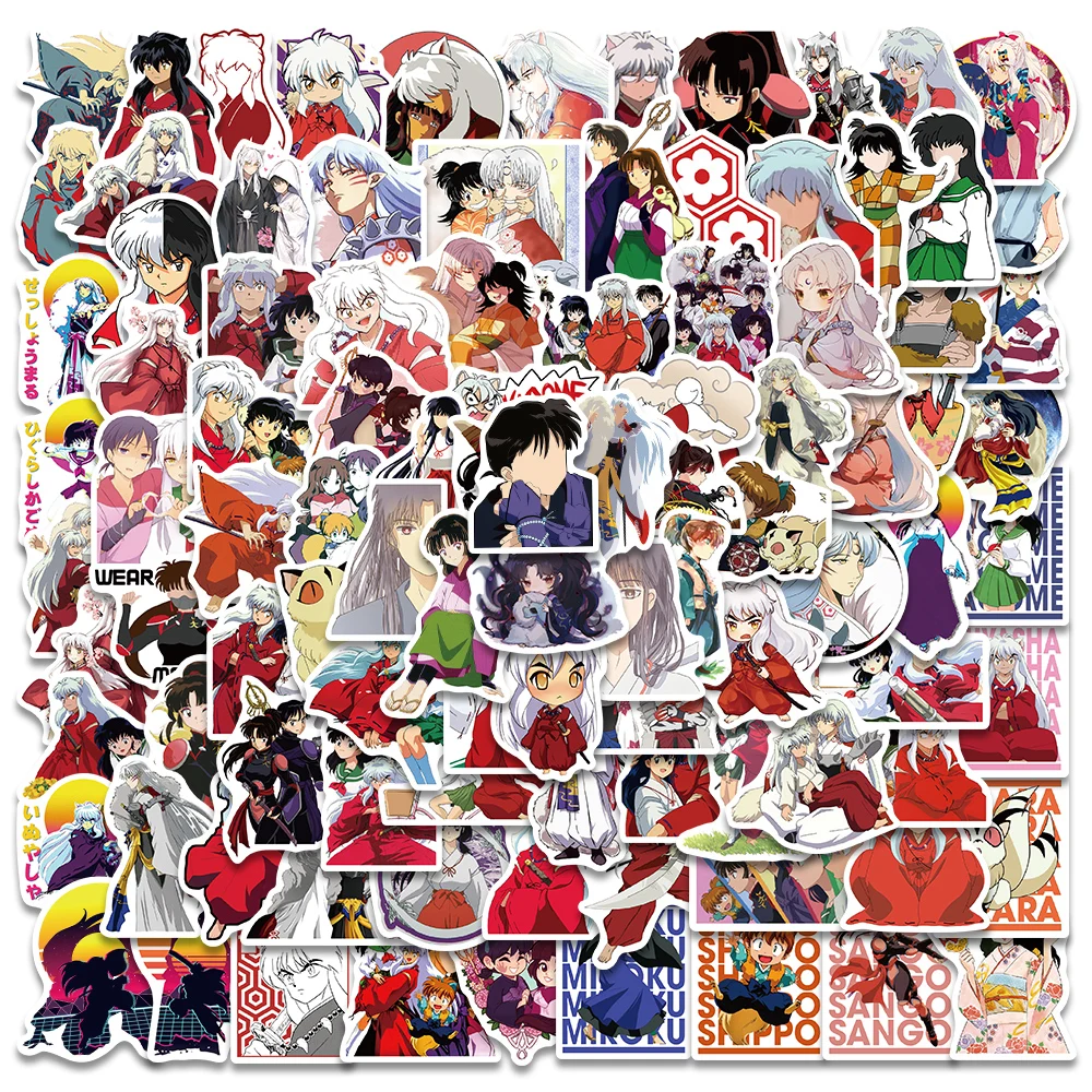 10-50-100PCS-Inuyasha-Japanese-Anime-Graffiti-Stickers-Laptop ...